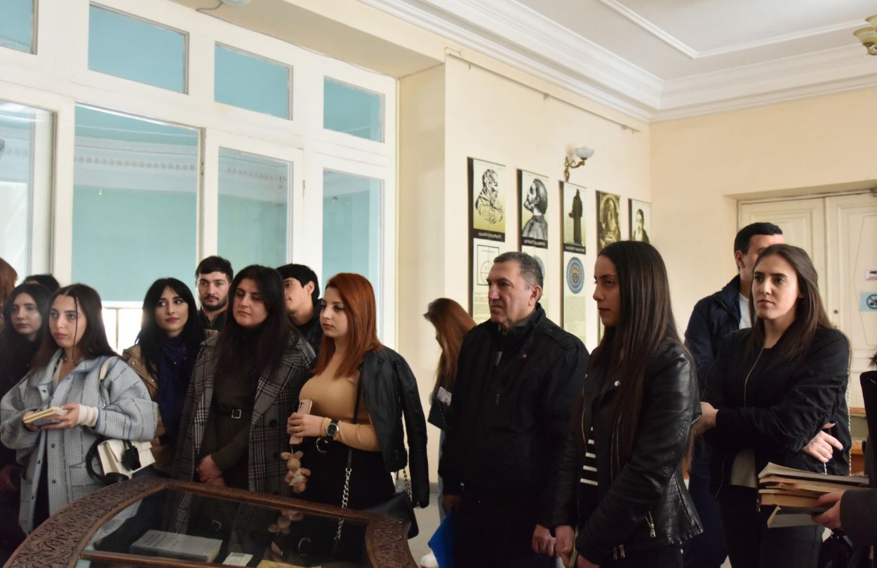 Tasting visit to the National Library of Armenia